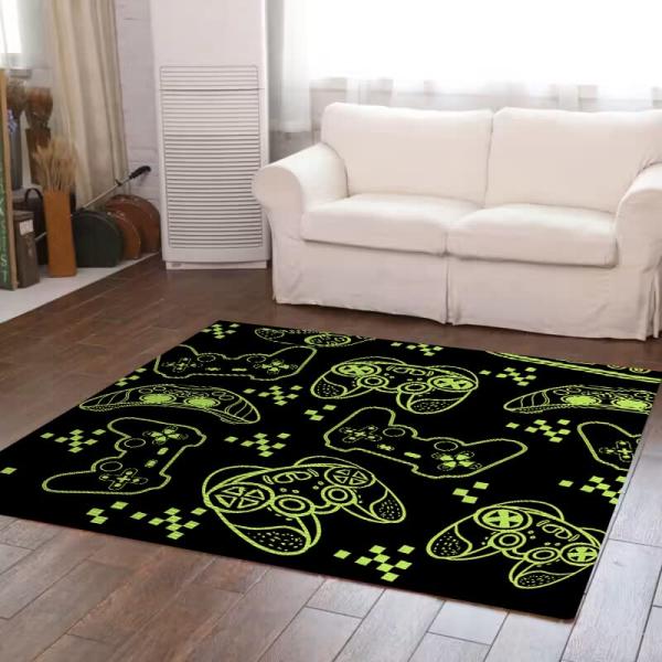 商品名:  Gaming Rug Gamer Area Rugs Gaming Controller Gamepad Carpets for Boys Bedroom Living Room Floor Mat Throw Rugs Hom...