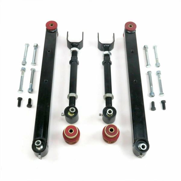 商品名:  WRHJSAT Compatible With Performance 64-66 GM A-Body Rear Upper &amp; Lower Control Arm Kit - Black rods (Delivered...
