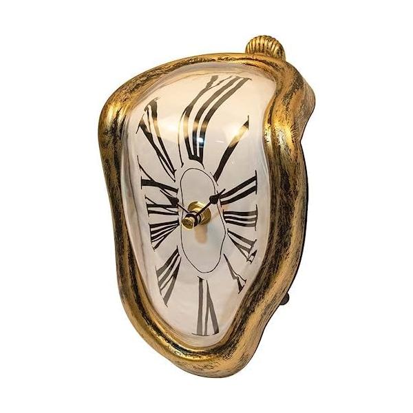 商品名: 溶ける時計 サルバドール・ダリ 溶ける時計 面白い溶けた時計 装飾 マキシマリスト 装飾 溶ける時計 壁 装飾 ホーム オフィス 棚 デスク テーブル 面白い クリエイティブ ギフト Melting Clock Salvador ...