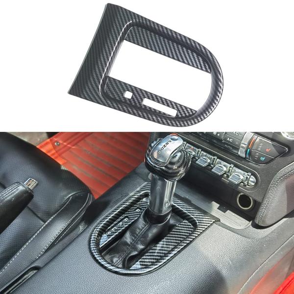 商品名:  AOKIO Interior Gear Shift Panel Frame Cover Decoration Trim for Ford Mustang Automatic Transmission Accessories 20...