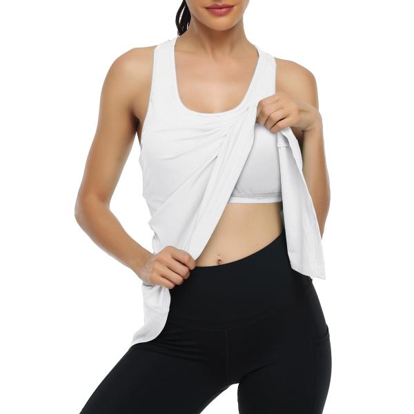 商品名:  Kimmery Racerback Tank Tops for Women Loose Fit Athletic Workout Yoga Sports Running Hiking Tanktops Summer Moistu...