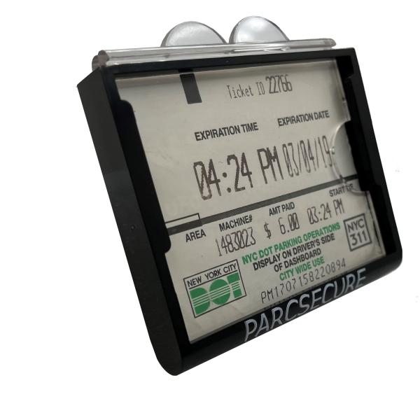 商品名:  Parking Receipt Holder to Securely Display Parking Receipts from Machines in Many US Cities and Abroad. Prevent Pa...