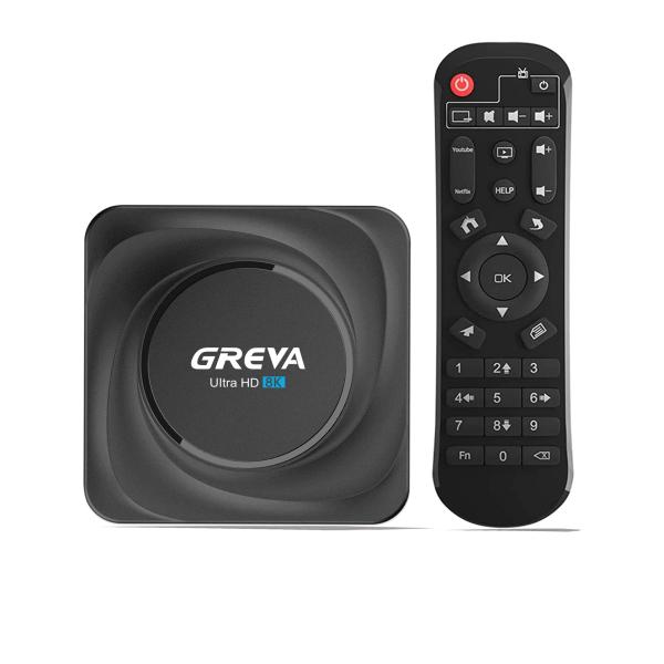 商品名:  GREVA Android TV Box 11.0 4K 6K 8K HDR Android Boxes Support WiFi 5 BT 4.2 Smart Box Support H.265 4GB 32GB Smart ...