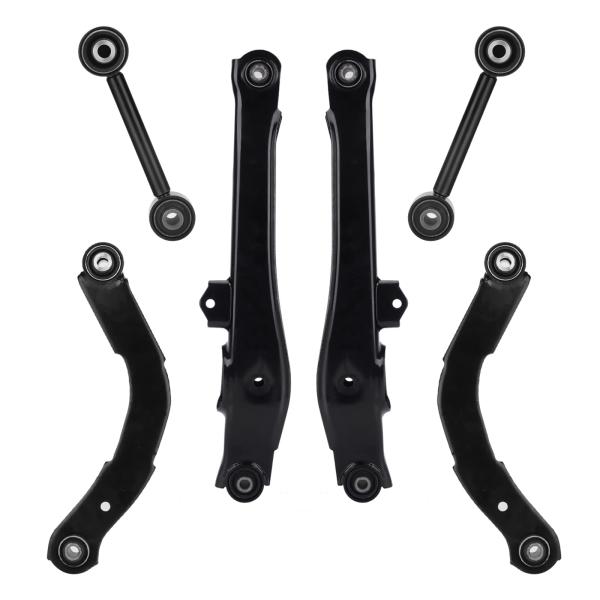 商品名: TadaMark リアアッパーラテラル&amp;ロワーリアワードコントロールアームサスペンションキット ダッジキャリバージープコンパスパトリオット用 6個 TadaMark Rear Upper Lateral &amp; Low...