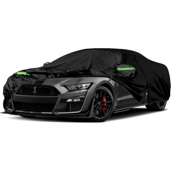 商品名Mustang カーカバー 防水 防雨 防雪 防風 全天候保護 フルカバー 6層 車カバー 1994-2022 Ford Mustang用Waterproof Car Cover for 1994-2022 Ford Mustang,...