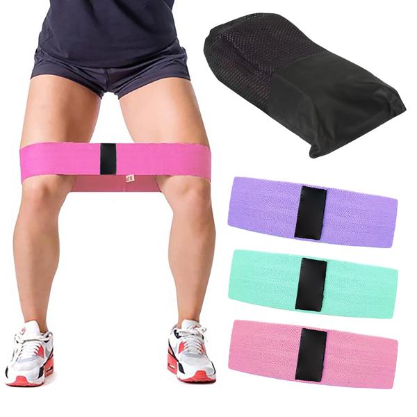 商品名:  Resistance Bands Set of 3 Exercise Bands for Working Out Non-Slip Booty Bands for Women Hip Circle for Training, S...