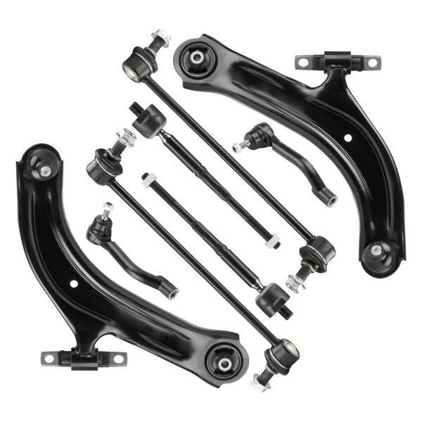 商品名: フロントロワーコントロールアーム 日産セントラ 2007 2008 2009 2010 2011 2012用 サスペンションキット ボールジョイントアセンブリ付き K620373 K620374-2個 Front Lower Co...