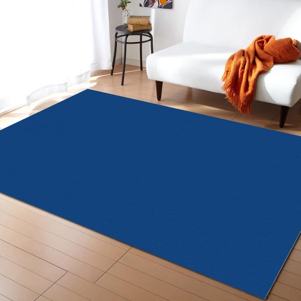 商品名:  Indoor Area Rug 4 ft x 6 ft, Solid Navy Blue Non-Slip Runner Rug for Kids Room, Pure Color Living Room Bedroom Bat...