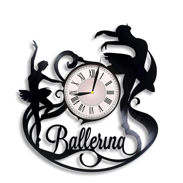 商品名: ビニールレコード 12インチ バレエ時計 バレリーナダンサー 壁掛け時計 Vinyl Record 12" Ballet Clock, Ballerina Dancer Wall Clockブランド: Generic商品サイズ: ...
