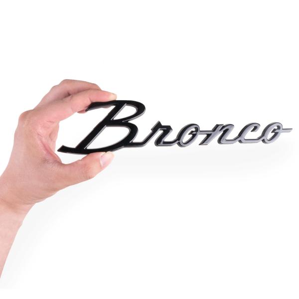 商品名:  2PCS Emblems for Bronco 2021-23 Fender Side Letter Nameplate 3D Decals Sticker (Gloss Black)ブランド: Nonmoka高さ: 28cm横...