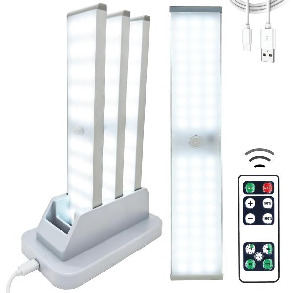商品名:  30-LED Under Cabinet Lights with Charging Station,60-LED Motion Sensor Light Indoor with Remote Control,USB Rechar...