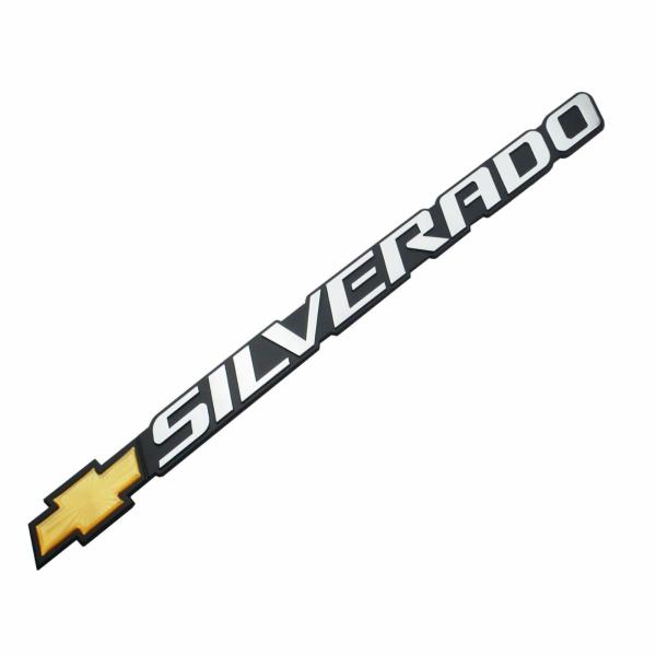 商品名:  1Pc Rear Tailgate Silverado Emblem 3D Badge Nameplate with Bow Tie Fit for 99-07 Silverado 1500 HD 2500 HD 3500 HD...