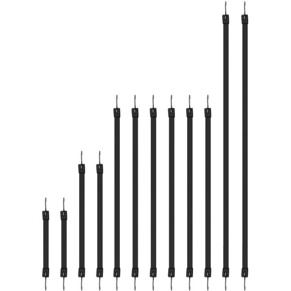 商品名:  Rubber Bungee Cords Assorted Sizes, Rubber Flat Bungee Cords with Hooks, Bungee Cords Heavy Duty Outdoor 10 15 21 ...