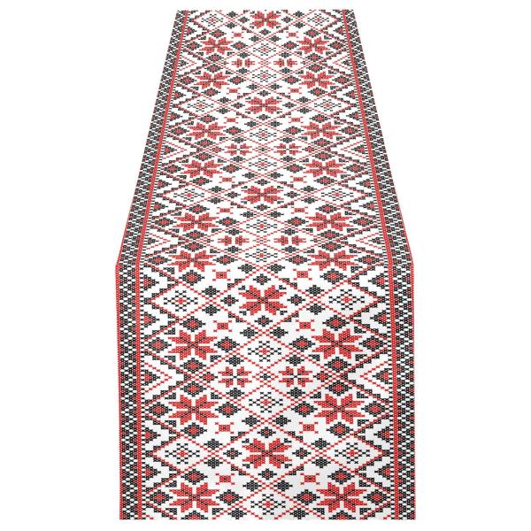 商品名:  ALAZA Double-Sided Ukrainian Embroidery Ornament Table Runner 14x108 Inches Long,Table Cloth Runner for Wedding Bi...