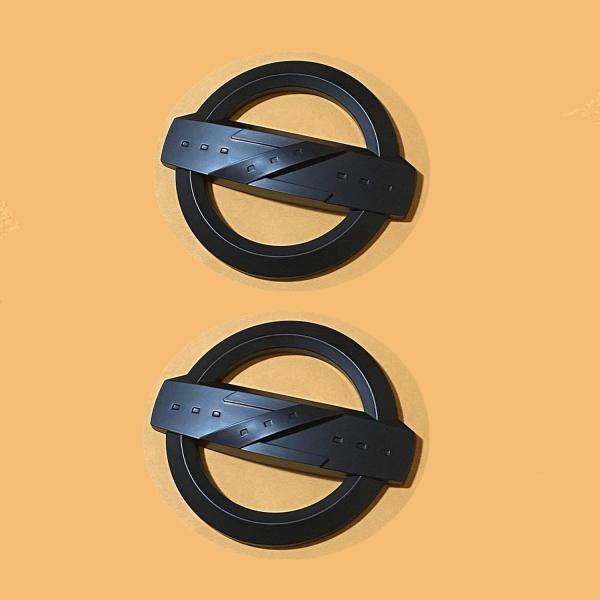 商品名ATIMAX 2pcs Matte Black Z Logo Car Front Hood Rear Trunk Emblem Sticker Decal for 350Z 370Z (Matte black-2pcs)ブランド：AT...