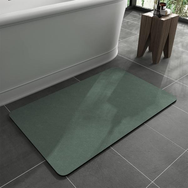 商品名:  MontVoo -Bath Mat Rug-Rubber Non Slip Quick Dry Super Absorbent Thin Bathroom Rugs Fit Under Door-Washable Bathroo...