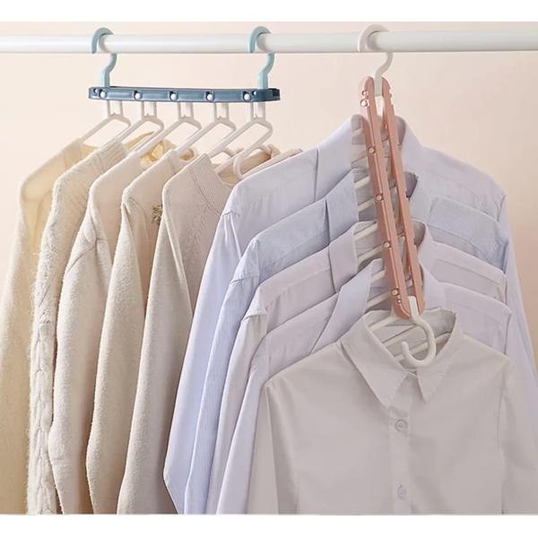 商品名: CJSI 2 Pack Shirt Hangers Space Saving, Wardrobe Plastic Hangers, Clothes Hangers Space Saving, Clothing Hangers, S...