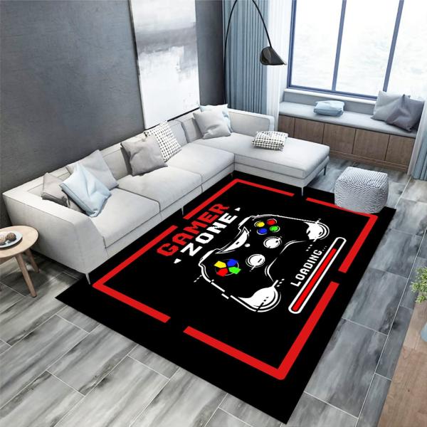 商品名:  Game Art Modern Area Boys Rug Anti-Slip Entry Carpet Gamer Doormat Throw Floormat Indoor Outdoor Living Room Bedro...
