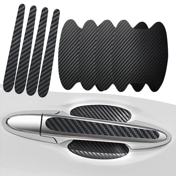 商品名:  Miytsya 8 PCS Car Door Handle Sticker, Non-Marking Auto Door Handle Protective Film, Carbon Fiber Anti-Scratches C...