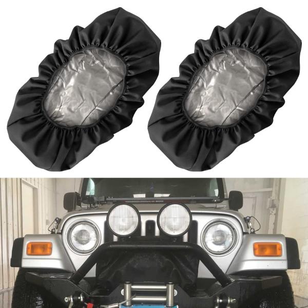 商品名: ウィンチカバー2個、高耐久防水ダスト。 2PCS Winch Cover,, Protect Your Winch from Dust and Water with Heavy-Duty Waterproof Cover, Ide...