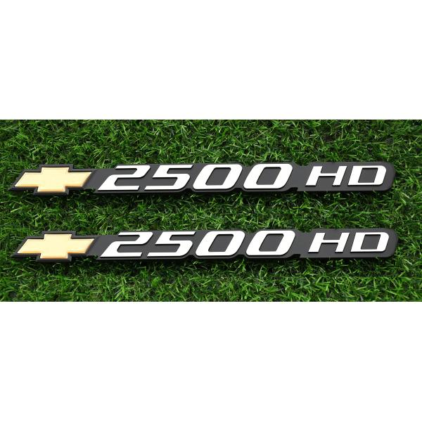 商品名:  2Pcs 01-07 Bowtie 2500 HD Emblems Front Side Door Badge Nameplate Replacement for Chevrolet Silverado (Chrome)ブランド...