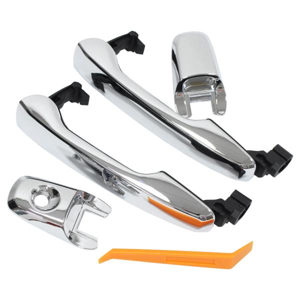 商品名: ApplianPar フロントまたはリア 運転席側 外側ドアハンドル クローム フォード エクスプローラーエッジ用 ApplianPar Front or Rear Driver Passenger Side Exterior D...