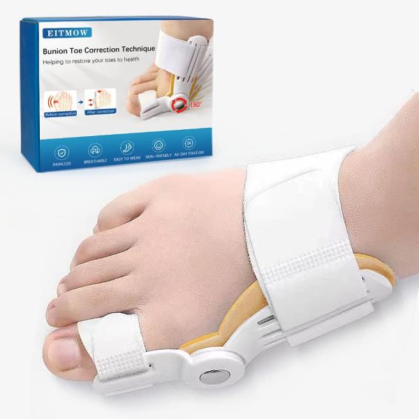 商品名:  EITMOW Bunion Corrector for Women and Men , Bunion Toe Separators ,Orthopedic Bunion Toe Straightener Adjustable B...