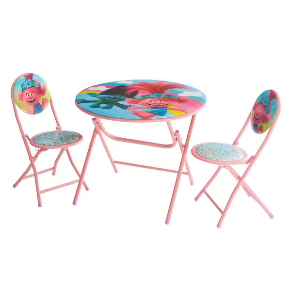 商品名: Idea Nuova トロール ラウンドテーブルと椅子セット Idea Nuova Trolls Round Table and Chair Setブランド: Idea Nuova高さ: 77cm横幅: 61cm奥行: 11cm重...