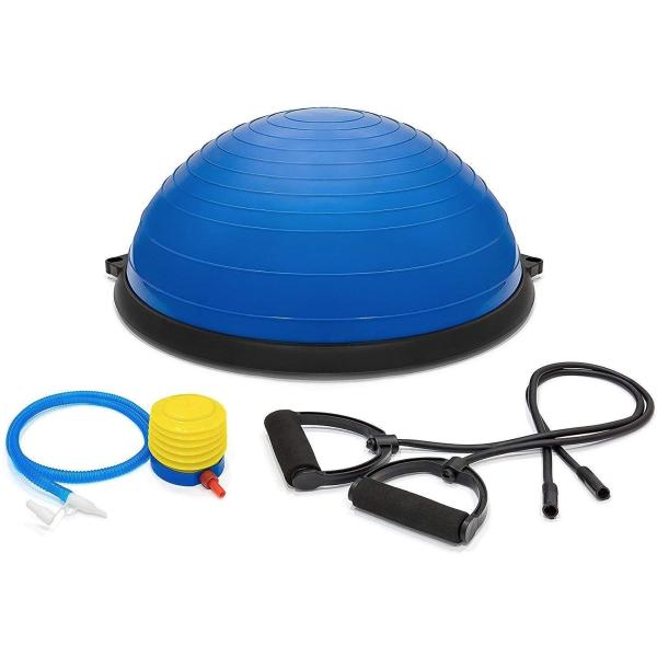商品名:  Balan〓oire Half Exercise Balance Ball, Stability Trainer Balance Board with Resistance Bands, Half Yoga Ball Stren...