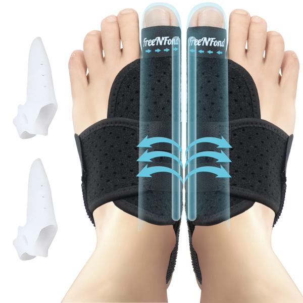 商品名:  FreeNFond Bunion Corrector for Women &amp; Men, Toe Separators for Big Toe Pain Relief, Toe Straightener for Hallu...