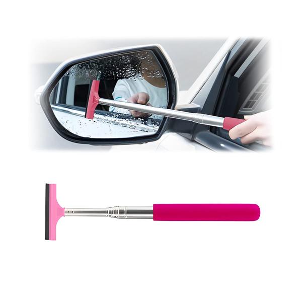 商品名:  Car Rearview Mirror Wiper, Retractable Auto Glass Squeegee, Water Cleaner with Telescopic Long Rod, Portable Clean...