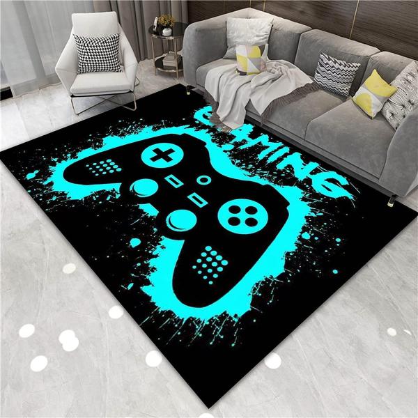 商品名:  Carpet Boys Gaming Gamer Rug Gamepad Living Room Mat Gamer Bedroom Controller Rug Boys Non-Slip Doormat (Beige,60x...