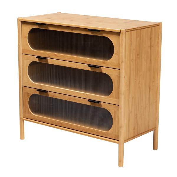 商品名:  Baxton Studio Naresh End Table, 3-Drawer, Natural Brownブランド: Baxton Studio商品サイズ: 3-Drawer高さ: 8cm横幅: 19cm奥行: 37cm商品...