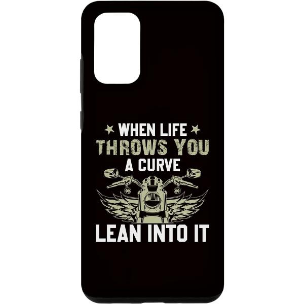 商品名Galaxy S20+ Motorcycle When Life Throws You A Curve Lean Into It Caseブランド：Biker Racer Rider Motorcycles Outfits商品サイズ：...