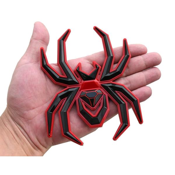 商品名:  1pc Custom New Spider Emblems 3D Fender Rear Door Badges Sticker Replacement for F-150 Silverado Sierra RAM Black ...