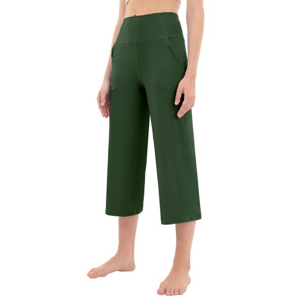 商品名:  Rosemmetti Womens Capris Yoga Pants Bootcut Plus Size High Waist Flare Crop Athletic Workout Pants with Pockets(22...