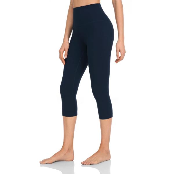 商品名:  HeyNuts High Waisted Yoga Capris Leggings for Women, Tummy Control Workout Running Leggings Cropped Pants 19'' Tru...