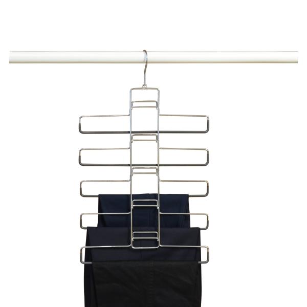 商品名:  SPATIOLA Closet Space Saving for Pants Hanging - Jeans Hangers - Leggings Hanger Combined Detachable Clothes Metal...