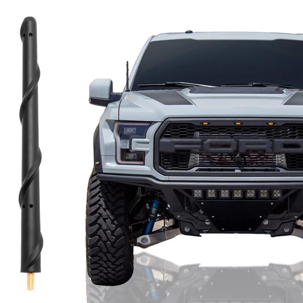 商品名: KSaAuto ショートアンテナ フォード F150 アクセサリー 2009-2024 2017-2024 フォード F250 F350 アンテナ 7インチ 2021-2024 フォード ブロンコ スタビー 交換用アンテナ KSa...