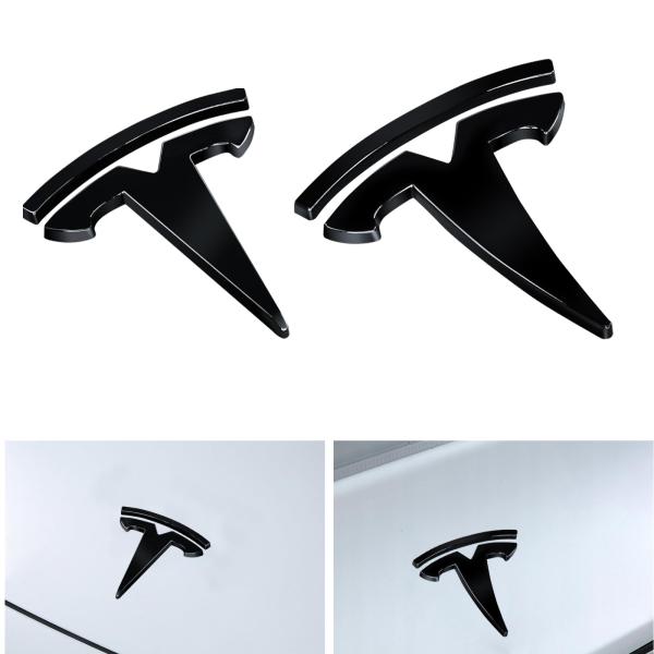 商品名:  Kasato Model 3 Front Trunk/Rear Trunk Logo Sticker Cover Emblem Badge Decals 3PCS/Set for Tesla Model 3 Accessorie...