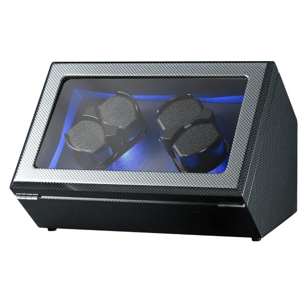 商品名:  FLINT Watch Winder Watch Winders for 4 Automatic Watches, 8 Rotation Modes with Blue LED Light, Super Quiet Motor ...