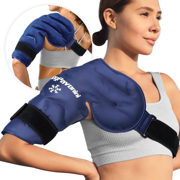 商品名:  KingPavonini Shoulder Ice Pack Rotator Cuff Cold Therapy, Reusable Gel Ice Pack for Shoulder Injuries, Shoulder Ic...