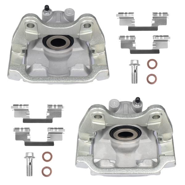 商品名: Autoround リアディスクブレーキキャリパーアセンブリ ブラケット付き シボレー、GMC、キャデラック- タホ/ユーコン/サバーバン/エスカレード/シルバラード 1500 運転席助手席側 交換用 # 18B5030 18B5...