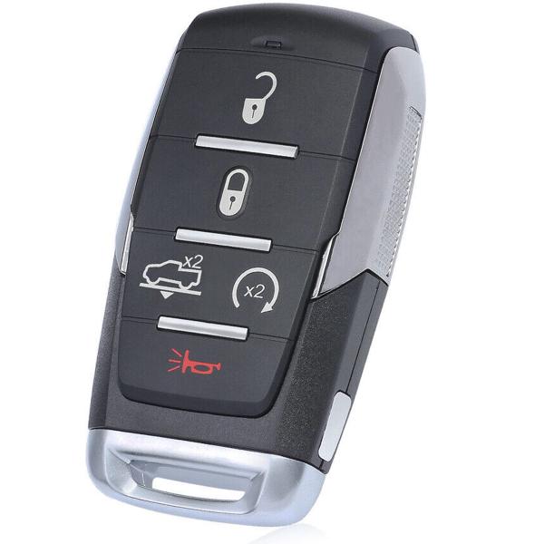 商品名:  Keyless Entry Remote Key Fob, Alliskeys 5 Buttons Car Proximity Smart Key Fit for Dodge RAM 1500 OHT-4882056(U L, ...