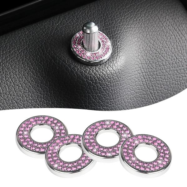 商品名:  Sodcay 4 Pack Bling Car Inner Door Lock Covers, Rhinestones Pull Rod Bolt Decoration Stickers, Auto Universal Spar...