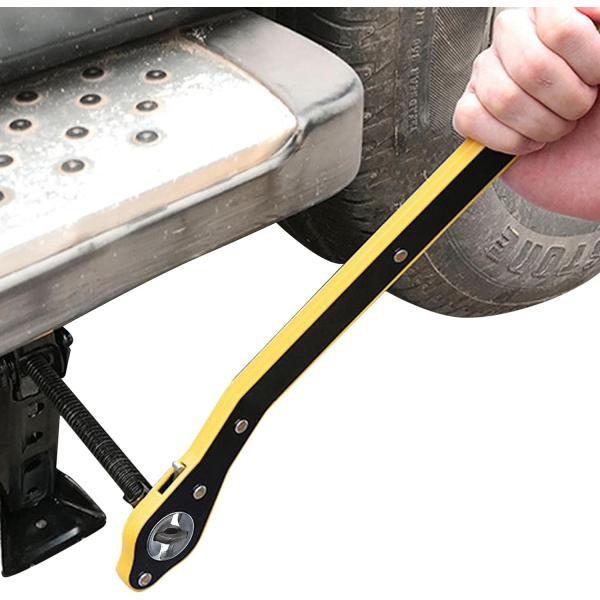 商品名Gecorid Jack Handle Tool, Auto Labor-Saving Jack Ratchet Wrench, Easy to Use, Tire Wrench Hand Repair Tool for Motorc...
