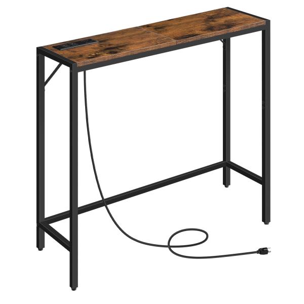 商品名: MAHANCRIS ソファーテーブル コンソールテーブル CTHR76E01 MAHANCRIS Console Table with Power Station, 30.1” Entryway Table, Behind Sof...