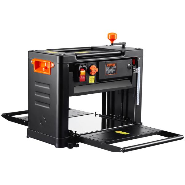 商品名:  VEVOR Power Benchtop Planers, Three-Blade, Two Speed, 13" Width Worktable Thickness Planer with Extended Infeeding...