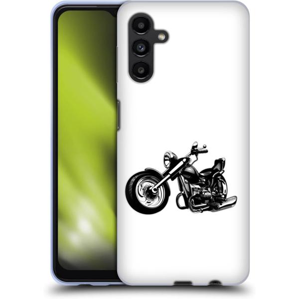 商品名Head Case Designs Officially Licensed Haroulita Motorcycle Black and White 3 Soft Gel Case Compatible with Samsung Ga...