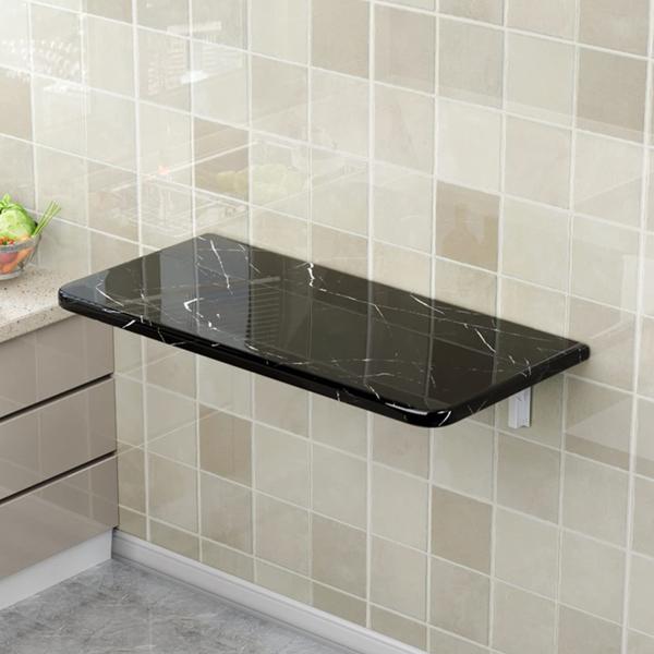 商品名:  Folding Wall Mounted Workbench Drop Leaf Table, Floating Folding Computer Desk, Table Fold Down Space Saving Foldi...